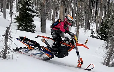 Carrie Barton - Polaris Snowmobiles Ambassador