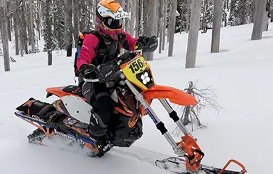 Carrie Barton - Polaris Snowmobiles Ambassador
