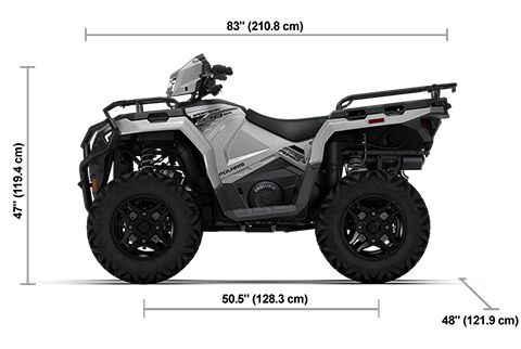Specs: 2026 Polaris Sportsman 570 Ultimate Turbo Silver