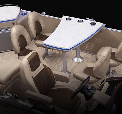 Entertainment Pontoon Layouts | Bennington