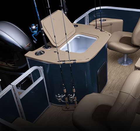 Fishing Pontoon Boat Layouts | Bennington