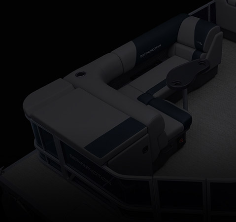 L Bench Pontoon Layouts | Bennington