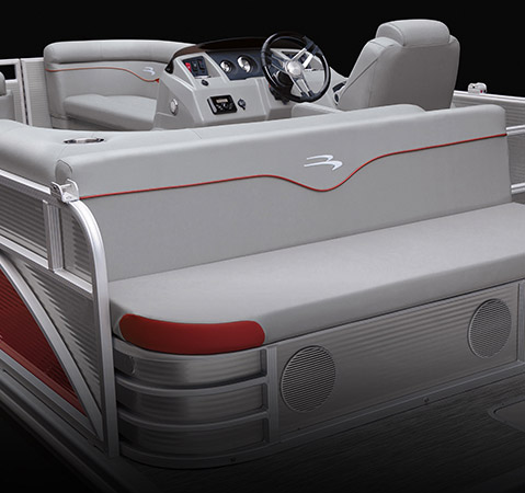 L Bench Pontoon Layouts | Bennington