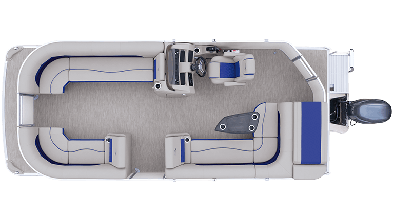 L Bench Pontoon Layouts | Bennington