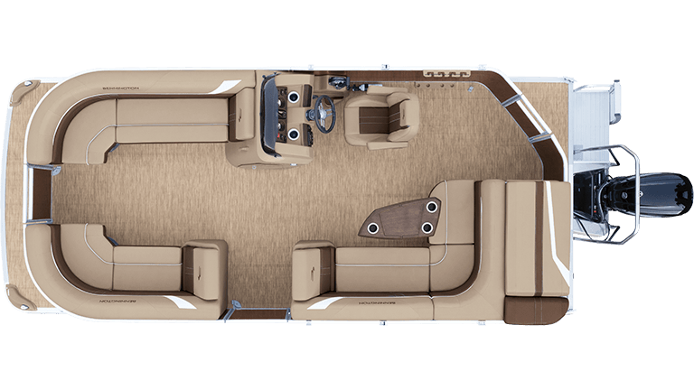 L Bench Pontoon Layouts | Bennington