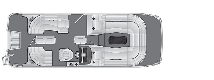 Bennington R Bowrider Line Floor Plans | Bennington