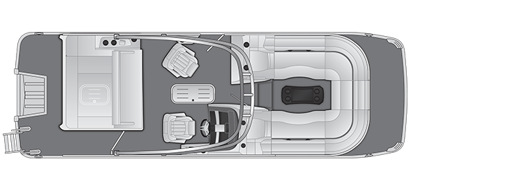 Bennington R Bowrider Line Floor Plans | Bennington