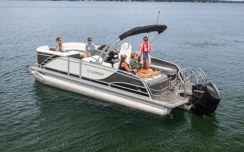 Sanpan Pontoon Boats | Godfrey Pontoon