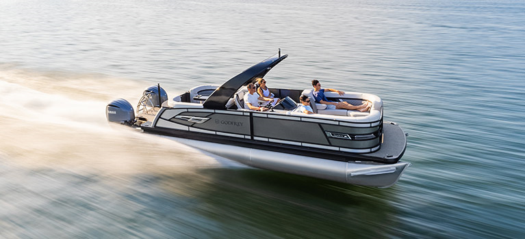 Pontoon Boats with Twin Engines | Godfrey