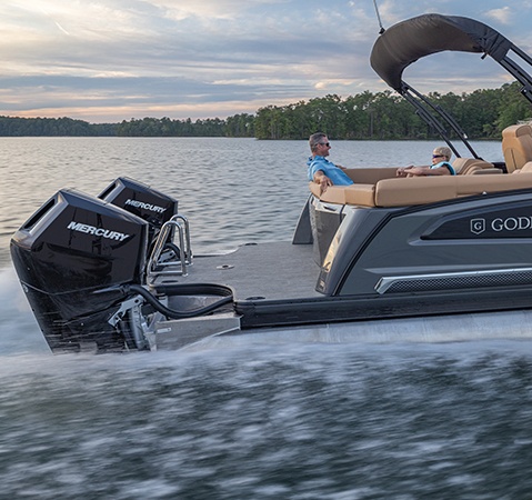 Pontoon Boats with Twin Engines | Godfrey