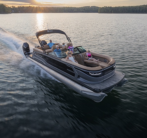 Pontoon Boats with Twin Engines | Godfrey