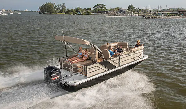 Specs: FunDeck 236 SFL OB | Hurricane Deck Boats