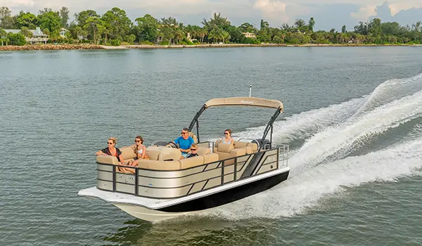 Specs: FunDeck 236 SFL OB | Hurricane Deck Boats