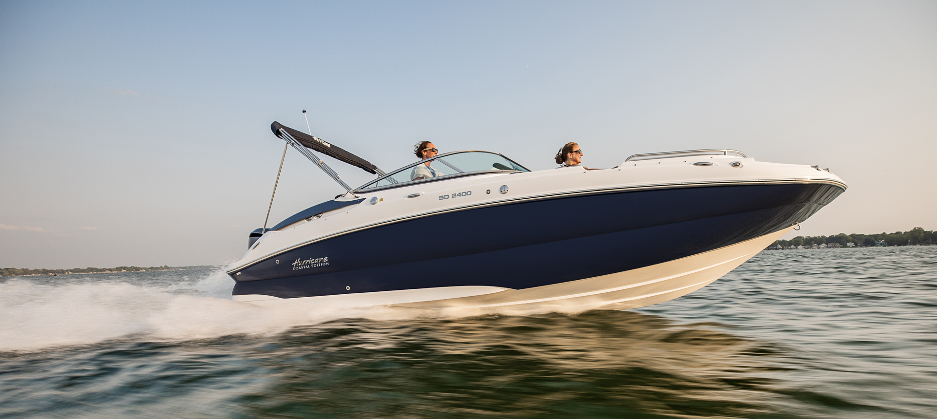 Specs: SunDeck 2400 OB | Hurricane Deck Boats