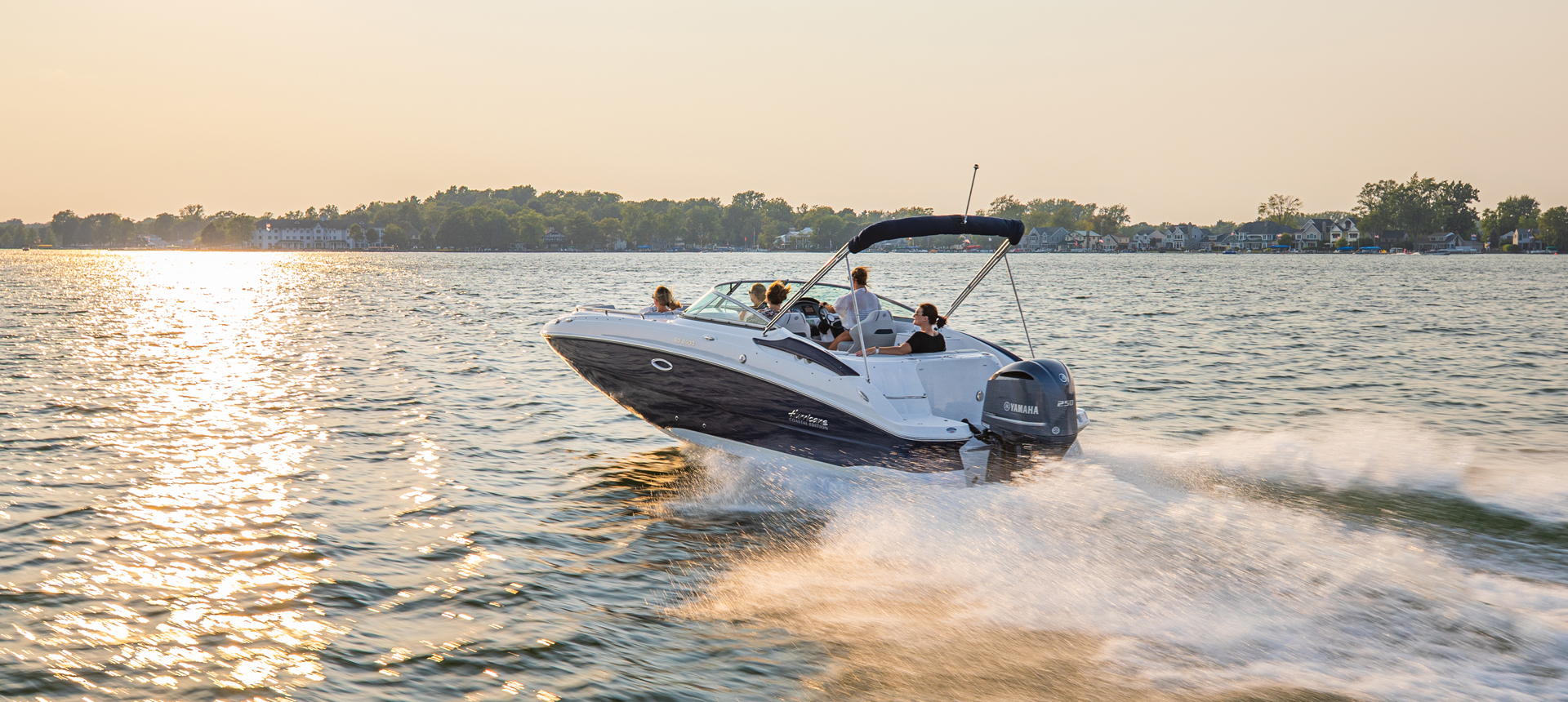 Specs: SunDeck 2400 OB | Hurricane Deck Boats