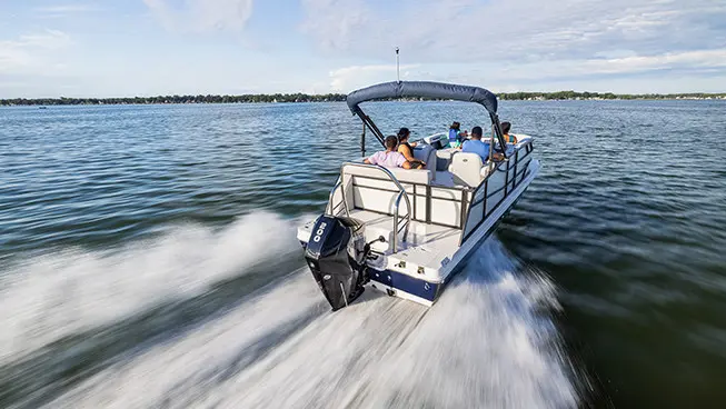 FunDeck OB Models - Party Deck Boats | Hurricane