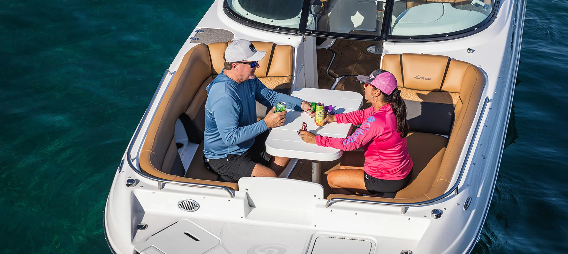 Specs: SunDeck 2486 Outboard | Hurricane Deck Boats