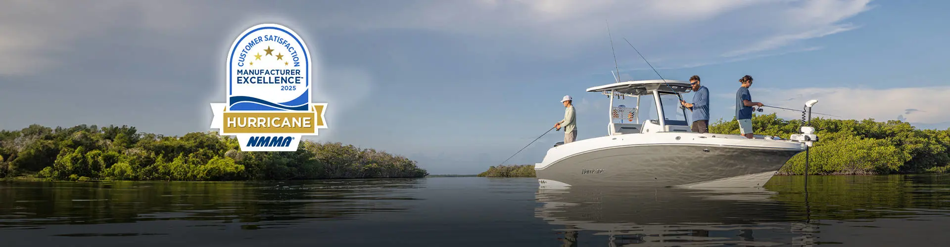 Hurricane Boats Wins 2025 NMMA CSI Customer Service Award