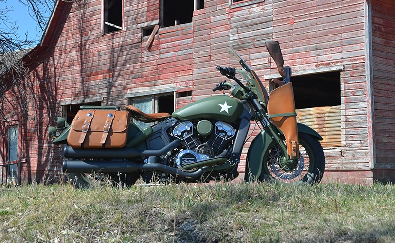 Custom Scout - Military Indian Motorcycle