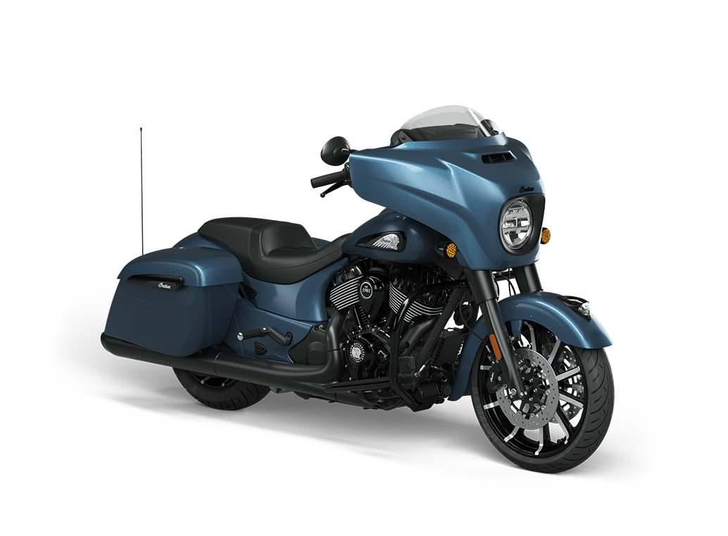 2022 Indian Chieftain Dark Horse Icon Moto - Blue Slate Metallic FR-CA