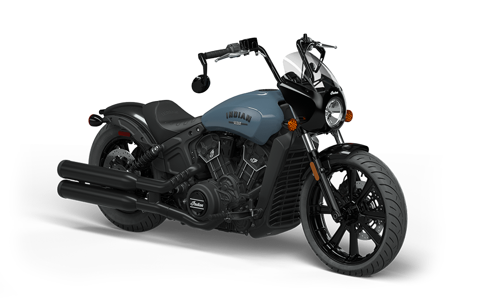 2022 Indian Scout Rogue ABS Motorcycle - Storm Blue EN-CA