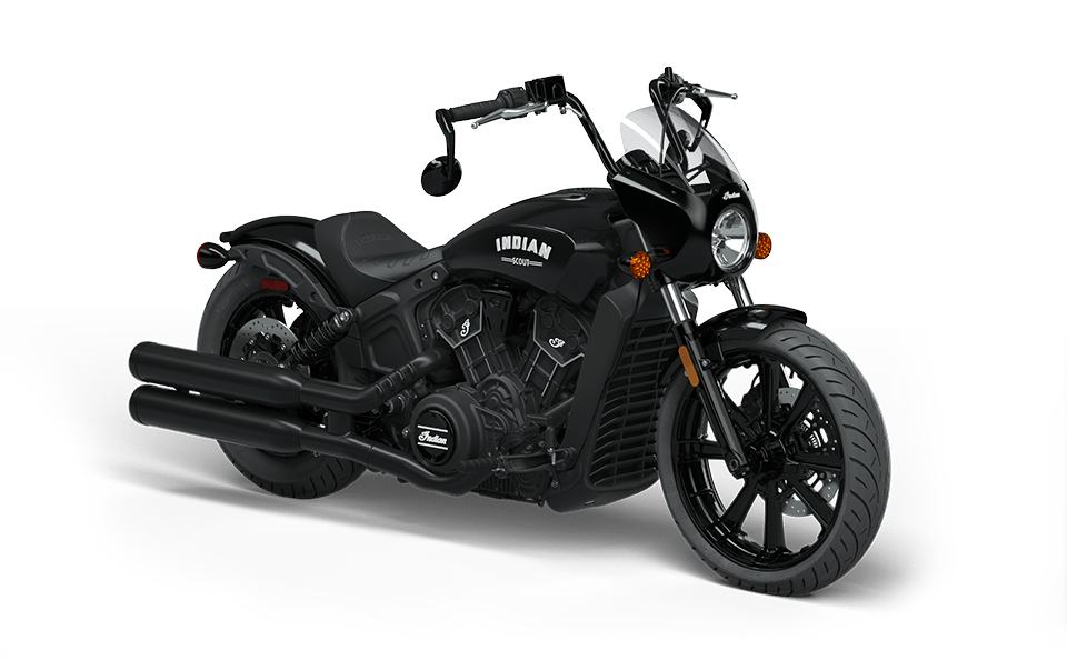 2023 Indian Scout Rogue ABS Motorcycle - Black Metallic EN-CA