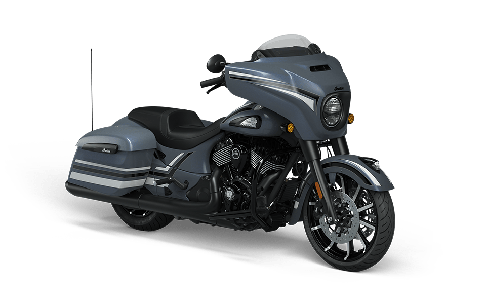 2023 Indian Chieftain Dark Horse Icon Motorcycle - Stealth Gray Azure ...