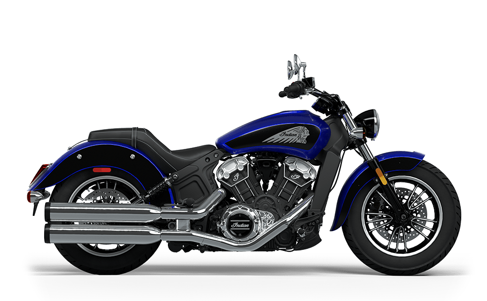 2024 Indian Scout Moto - Spirit Blue Metallic / Black Metallic FR-CA