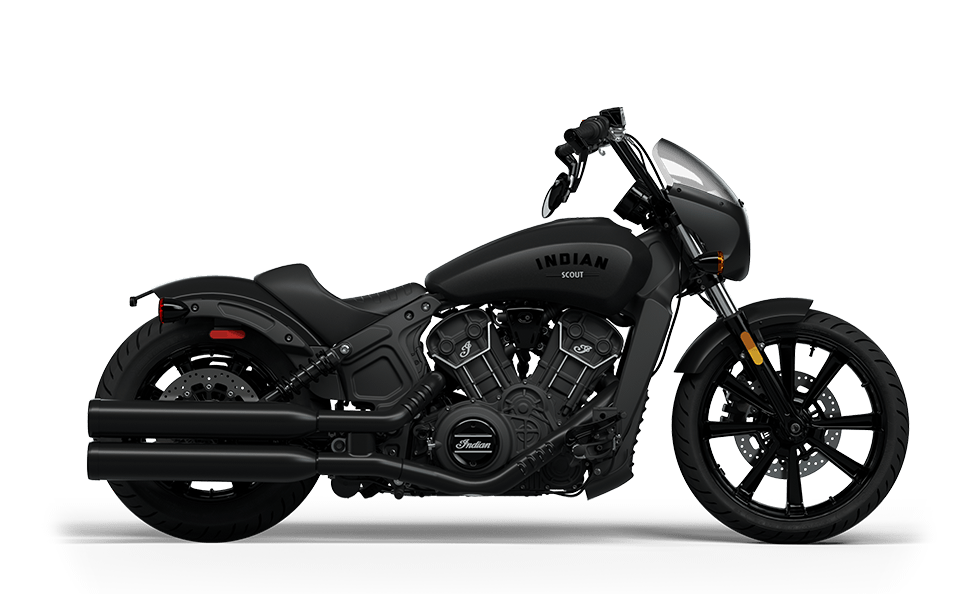 2024 Indian Scout Rogue Motorcycle - Black Smoke