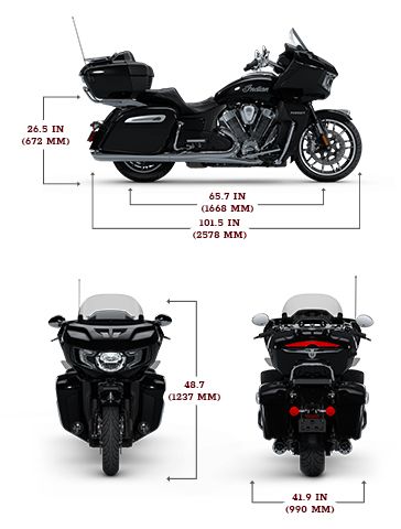 Specs: 2025 Indian Pursuit Limited Motorcycle