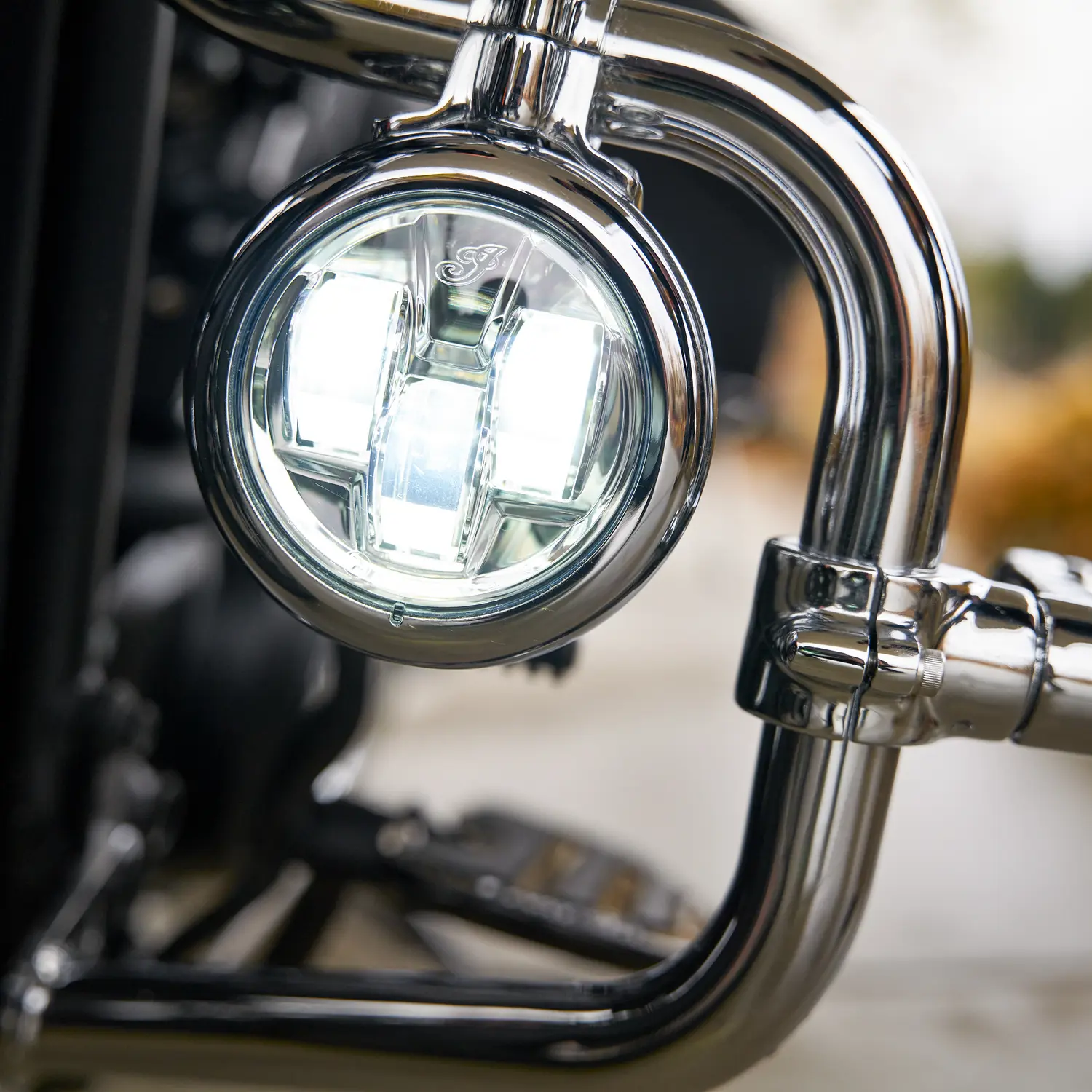 Motorcycle Caliper Mounted Driving Lights