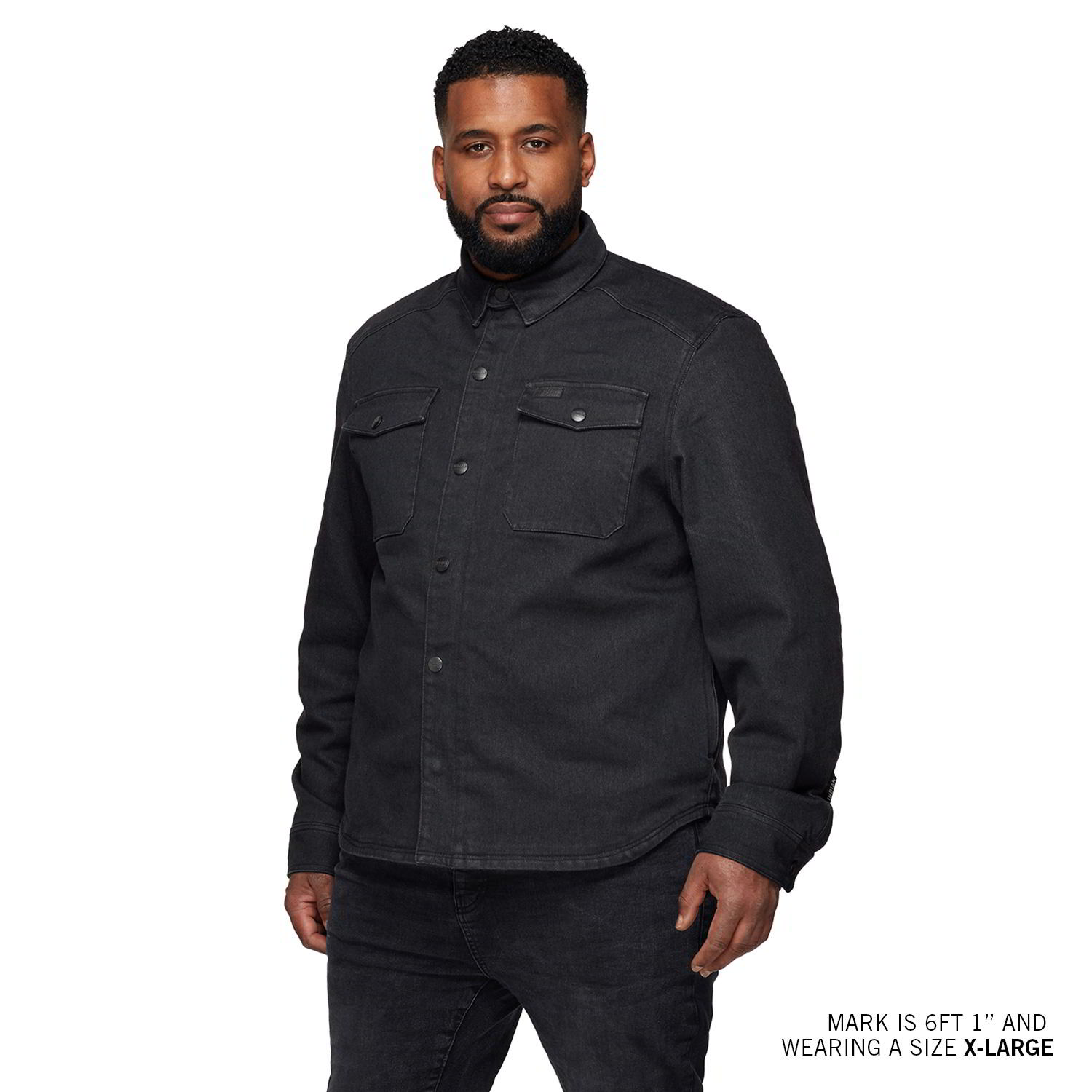 Polaris Men's Canyon Denim Overshirt, Black | eBay