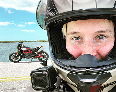 Ana Simmons - Indian Motorcycle Ambassador