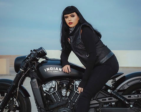 Estrella Alvarez - Indian Motorcycle Ambassador EN-CA