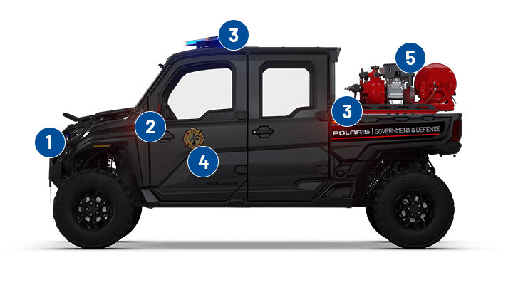 Fire & Rescue Side by Side Vehicles | Polaris Government & Defense