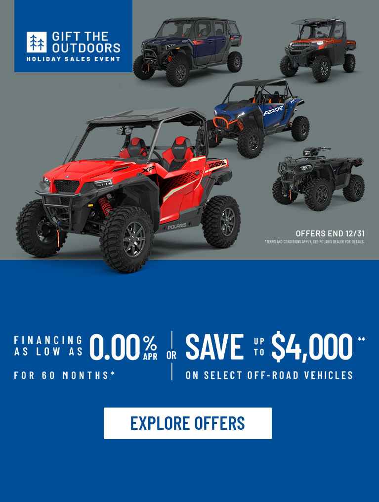 Off-Road Vehicles (ORV): Polaris SxS, UTVs, ATVs & Four Wheelers