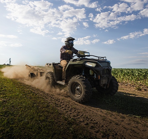 Farming ATVs & Side-by-Sides (SxS) | Polaris Off-Road Vehicles