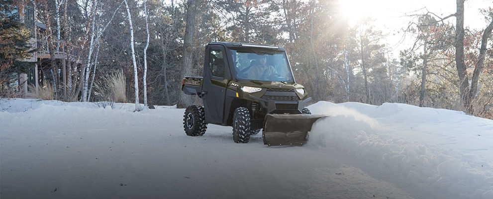 How to Snow Plow With a UTV or ATV | Polaris Off-Road