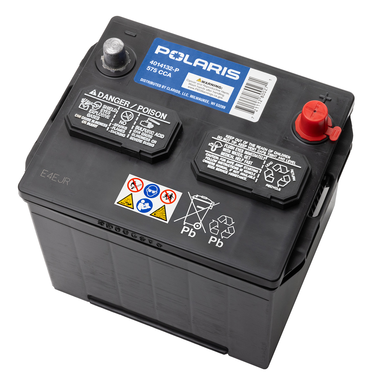 Battery, Flooded, Filled, 575 CCA, Part 4014132-P | Polaris RANGER