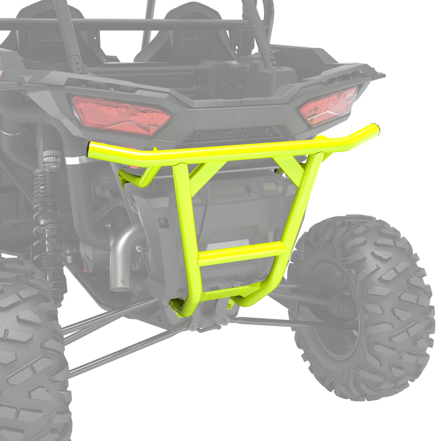 Rear Low Profile Bumper Lime Squeeze Polaris Rzr