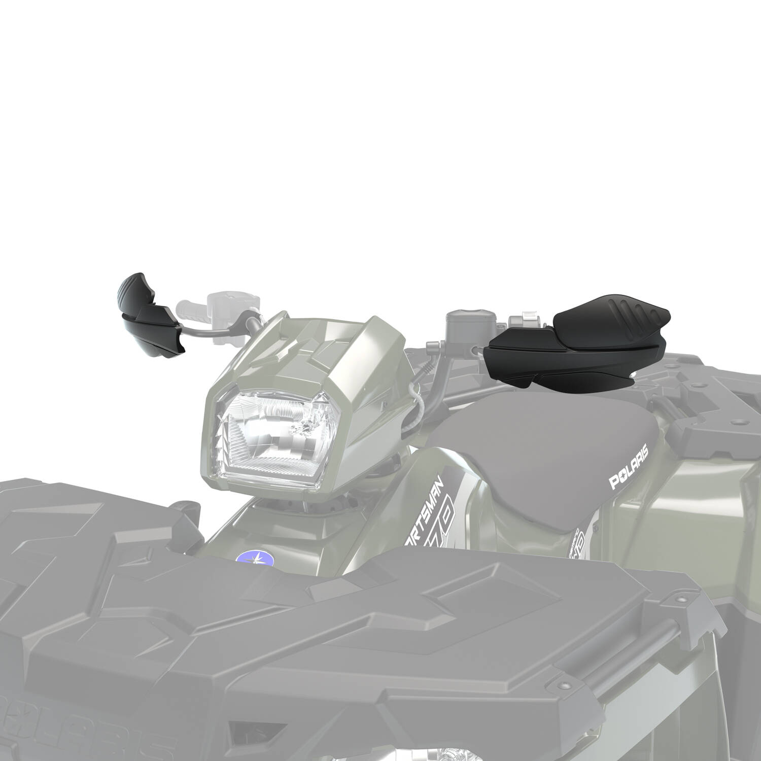 ATV Handguards in Black, 2 Pack | Polaris Sportsman