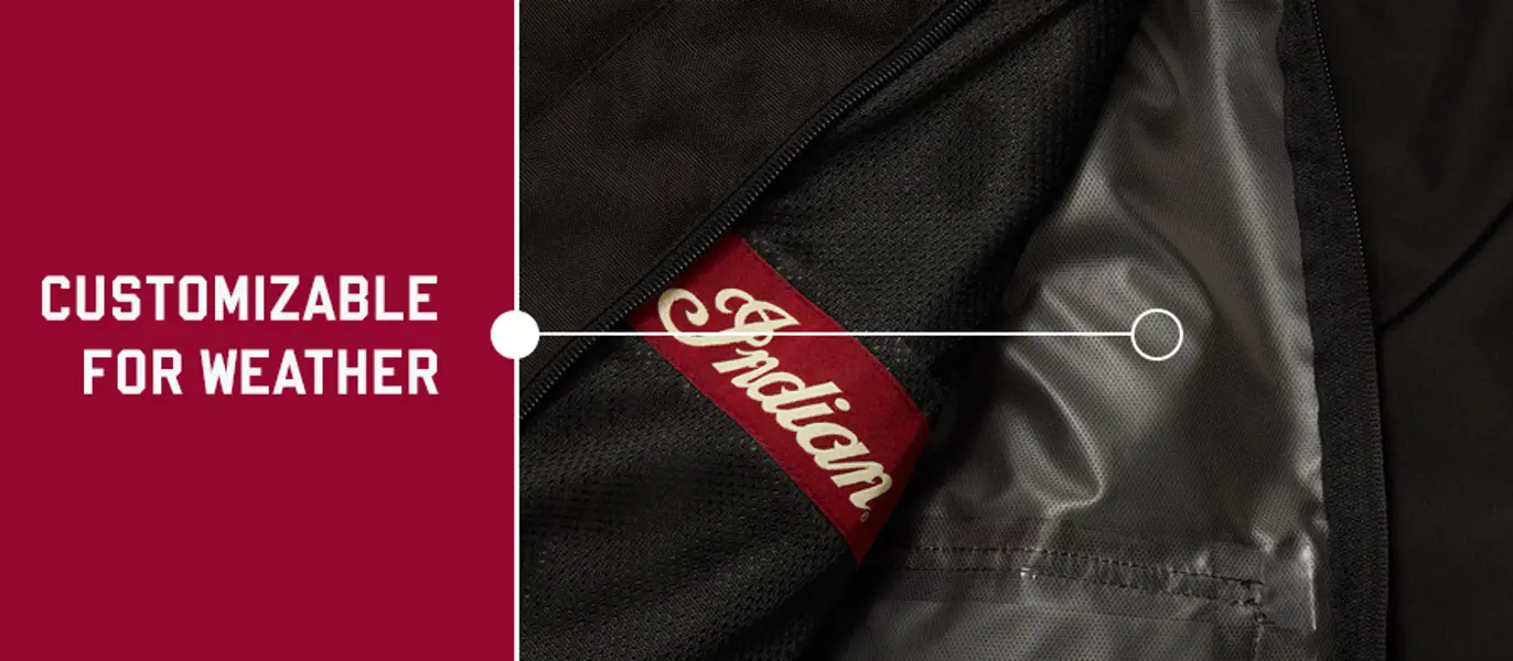 Men's Milestone Mesh Jacket, Black | Indian Motorcycle