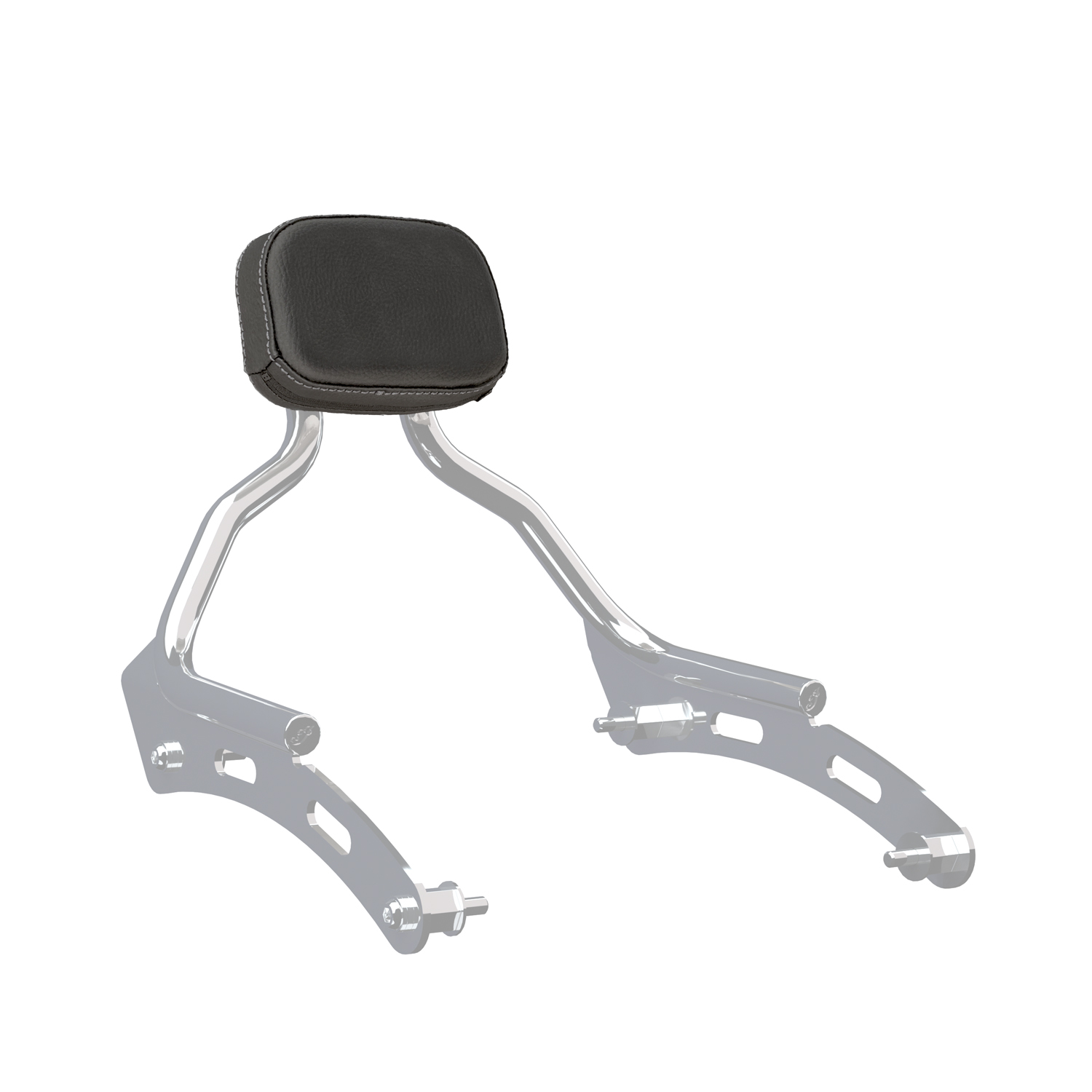 Syndicate Low Profile Passenger Backrest Pad, Gray | Indian Motorcycle