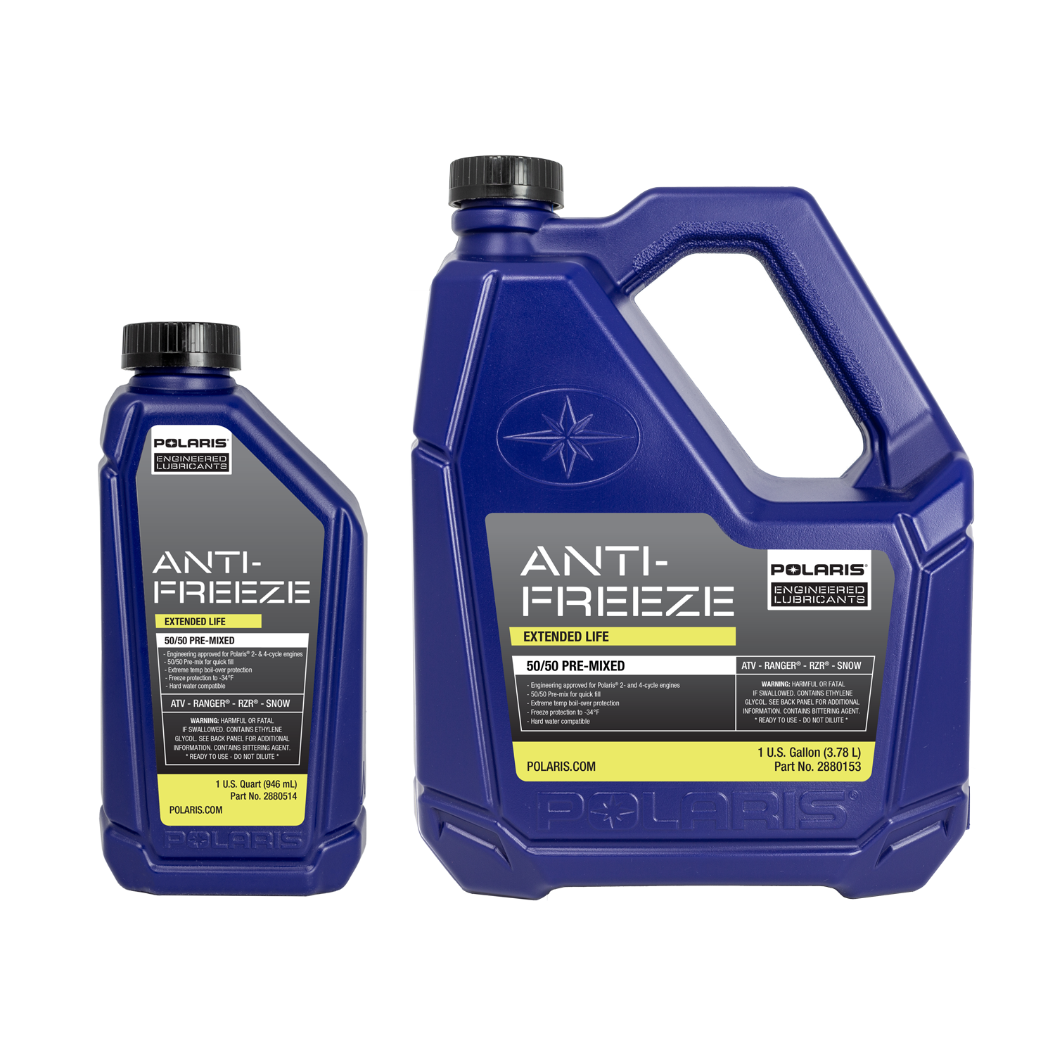 50/50 Premix Extended Life Antifreeze, Snowmobiles and ORV Aluminum ...