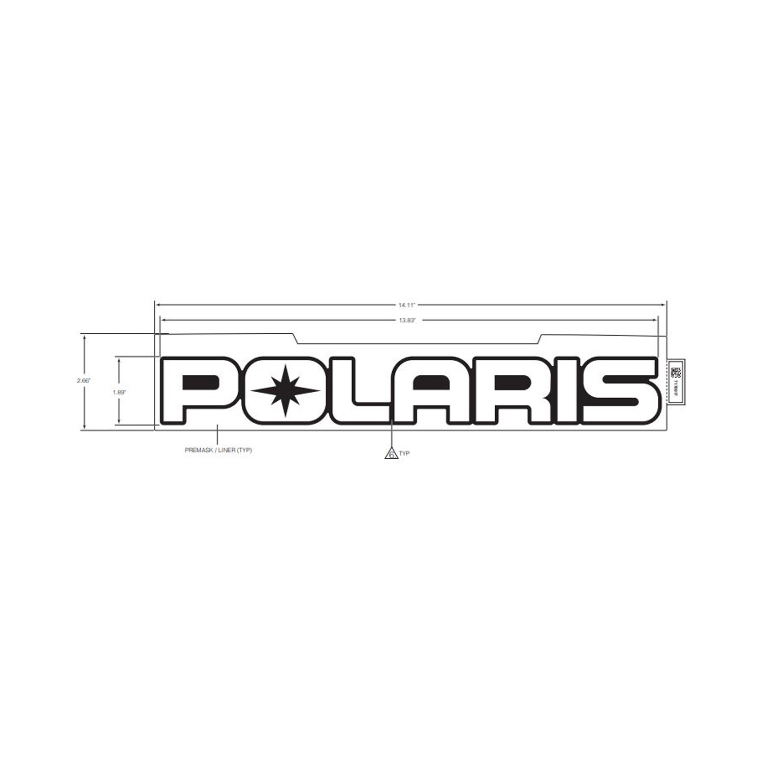 Polairs Tailgate Decal, Part 7178917 | Polaris RANGER
