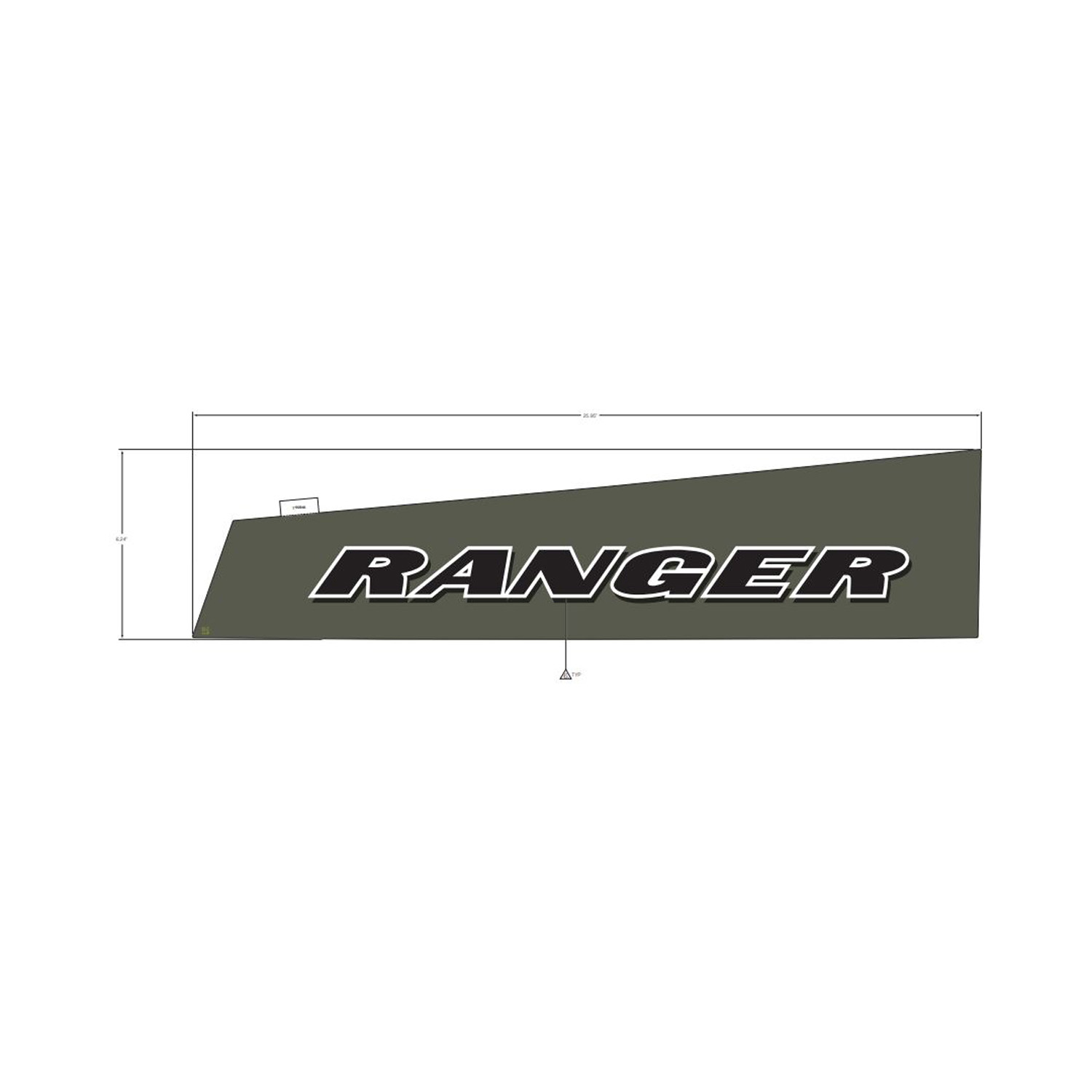 DECAL-BOX,RGR,LH [A57A1], Part 7192948 | Polaris RANGER