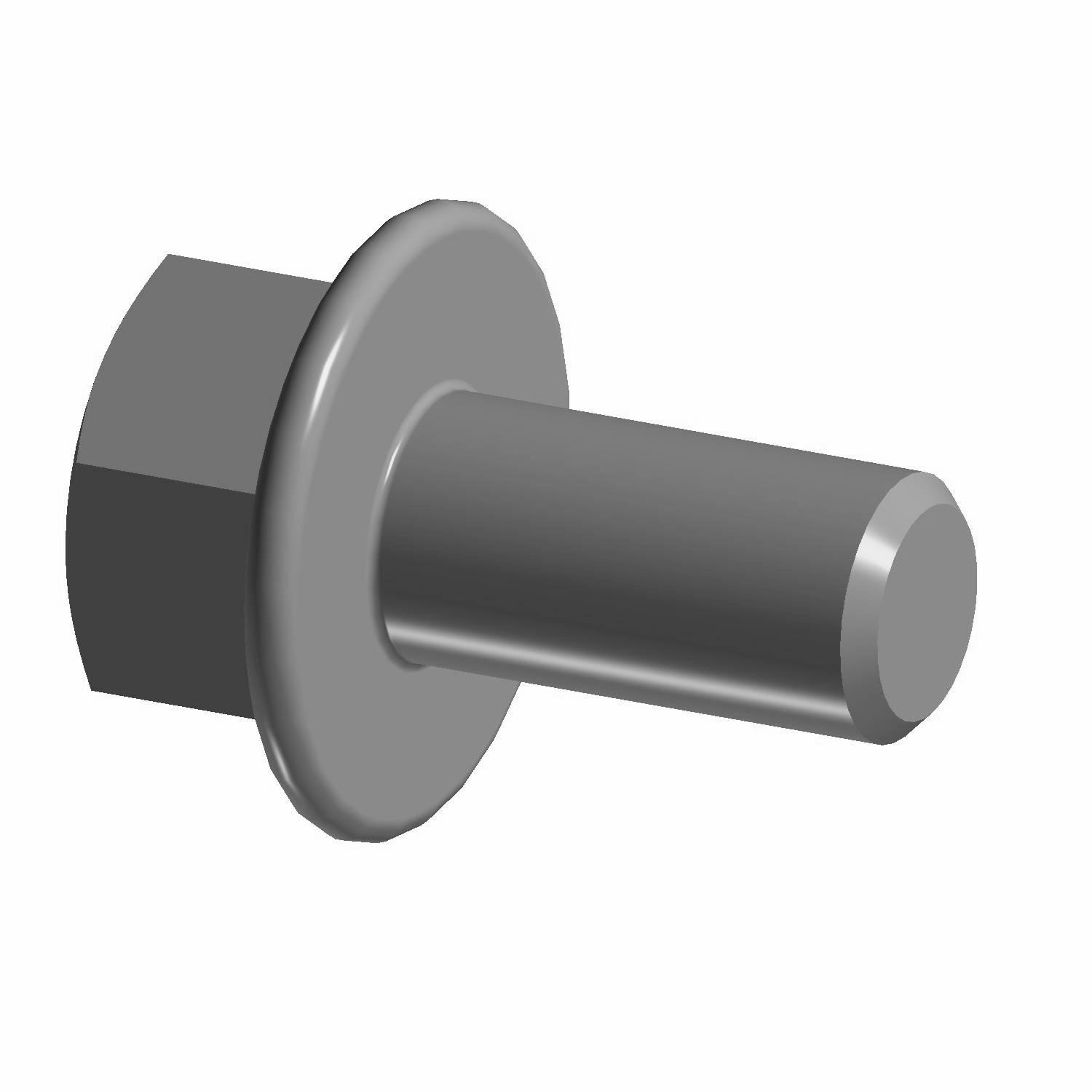 Hex Flange Screw, 5 mm x 0.8 mm x 10 mm, Part 7517795 | Indian ...