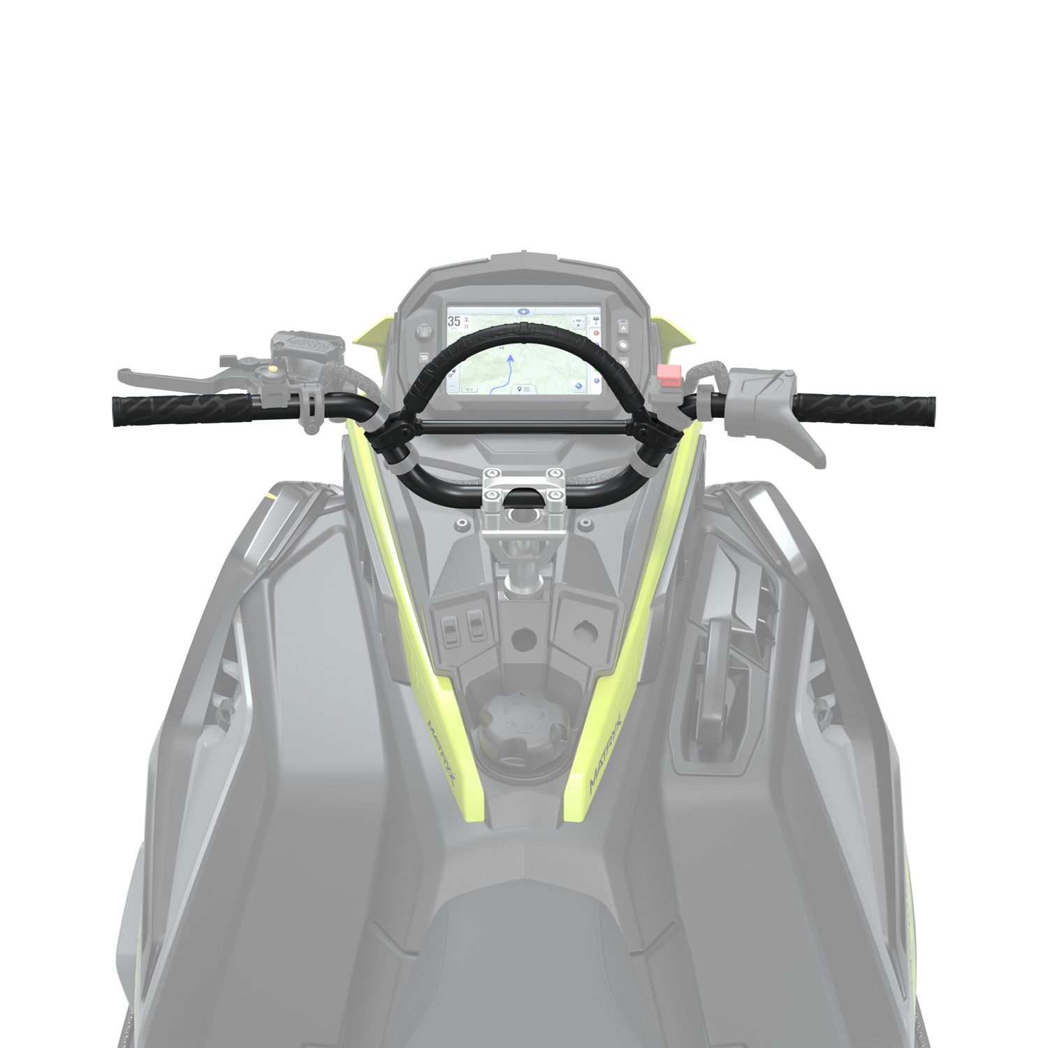Narrow RMK Handle Bar, 5 in. Rise | Polaris Snowmobiles