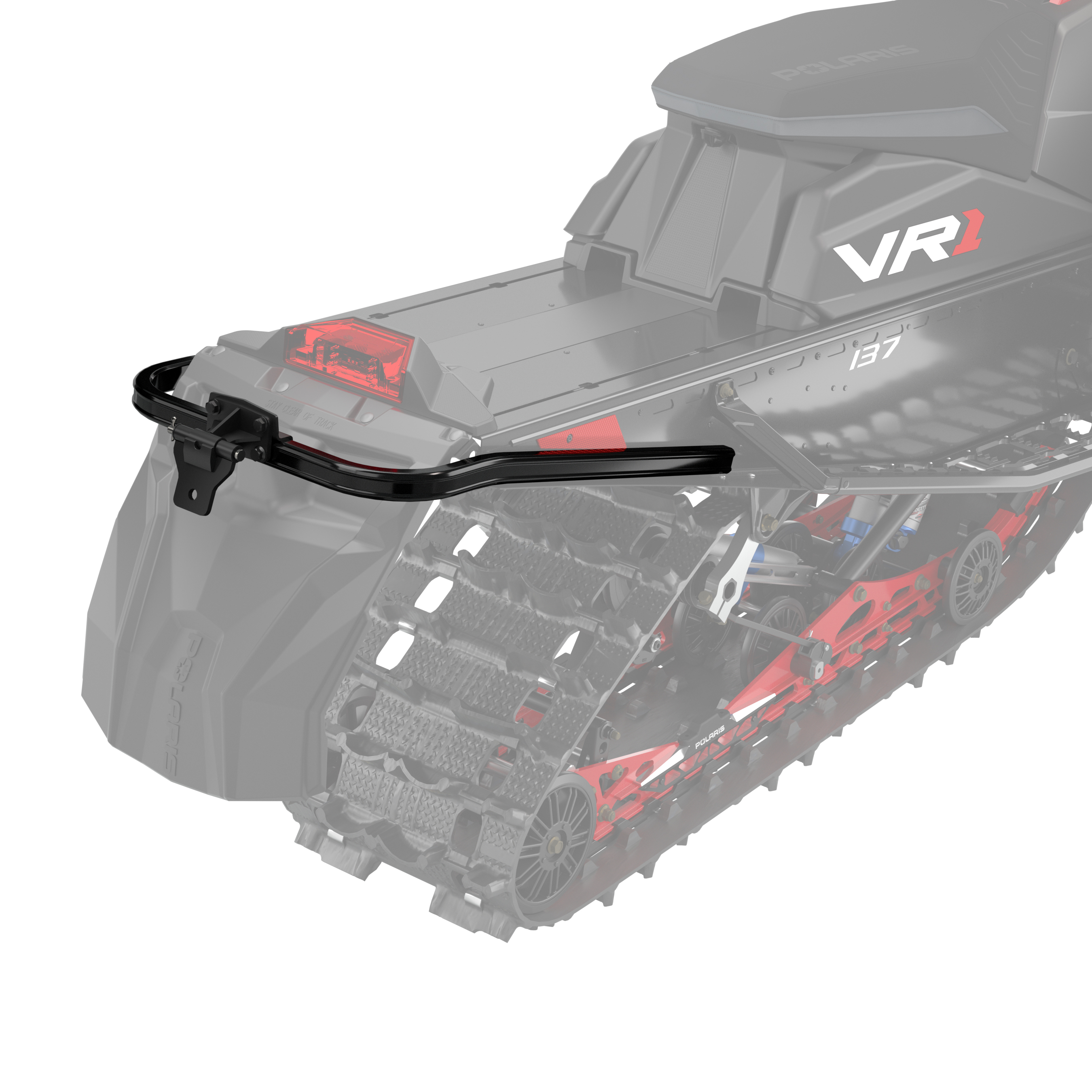 Standard Hitch, Black | Polaris Snowmobiles
