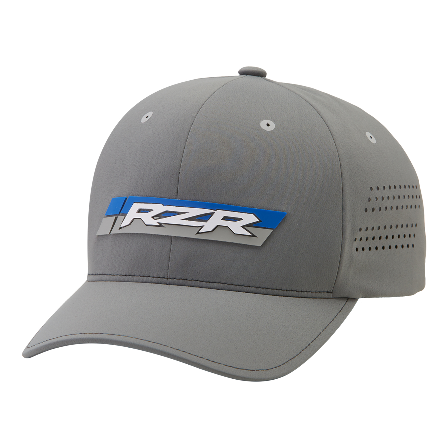 Men's RZR Patch Hat, Gray & Blue, L/XL | Polaris